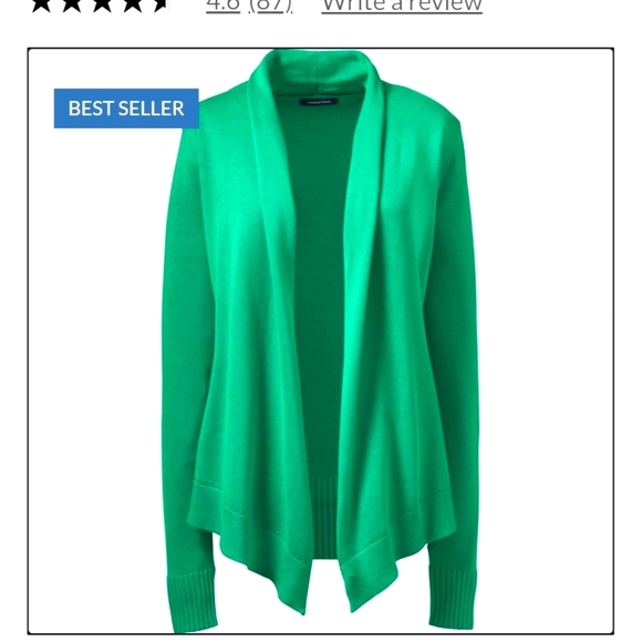 Lands' End | Sweaters | Lands End Open Cardigan | Poshmark